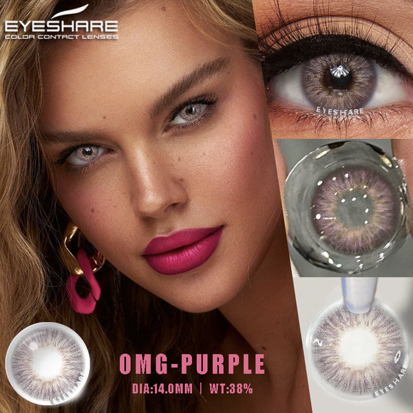 OMG Purple 14.0mm 1 Pair | 1 Year – Yeknu