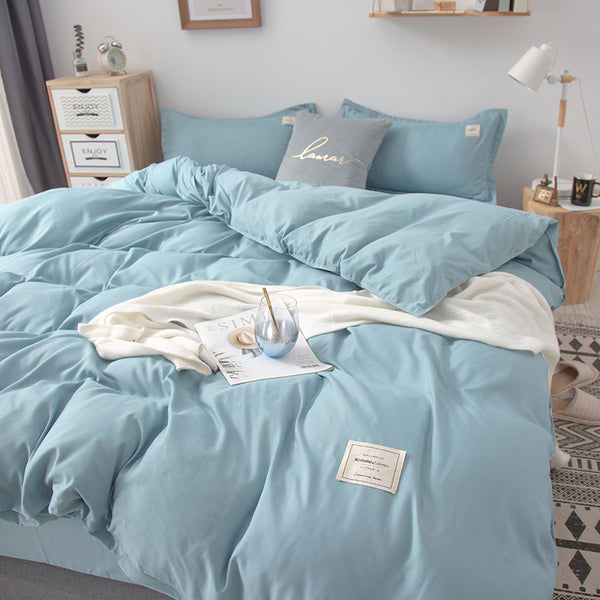 Yeknu Bedding Set Bed Linen 2 Bedrooms Duvet Cover Bedspread on The Be